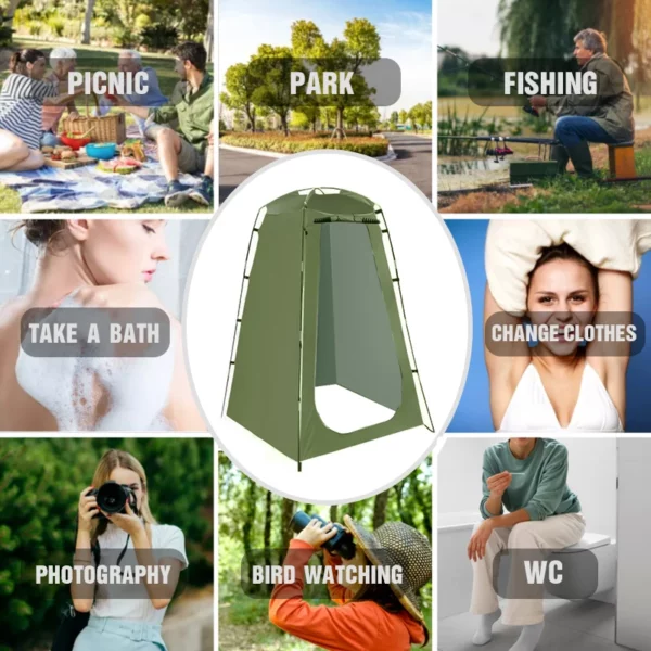 Pop Up Toilet Tent - Instant Pop-up Loo for Camping
