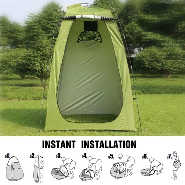 Pop Up Toilet Tent - Instant Pop-up Loo for Camping